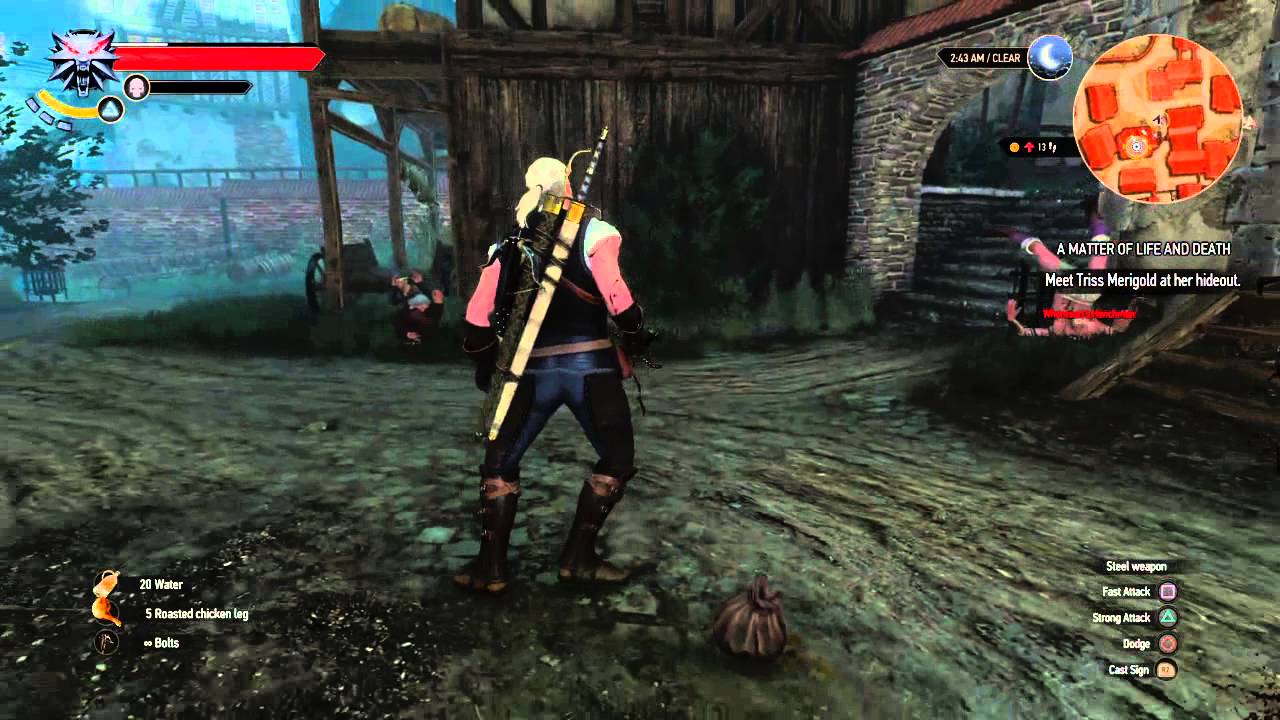 The Witcher 3: Wild Hunt Epic Sword Slash - YouTube