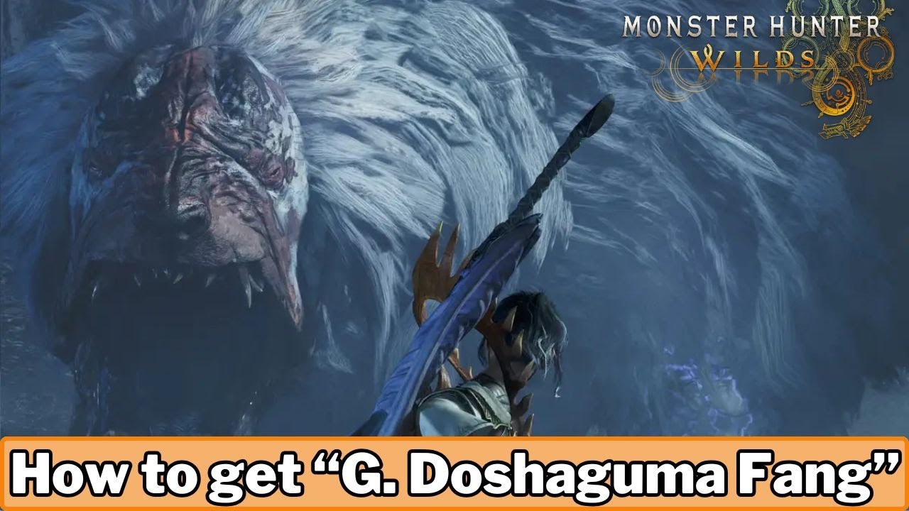 How to get G. Doshaguma Fang - Monster Hunter Wilds - YouTube