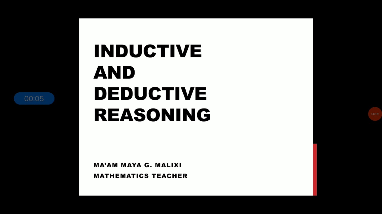 inductive & deductive reasoning with examples and exercises - YouTube