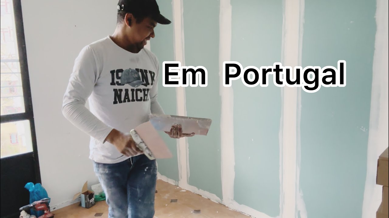 Tratamento de juntas no Drywall/ barramento passo a passo - YouTube
