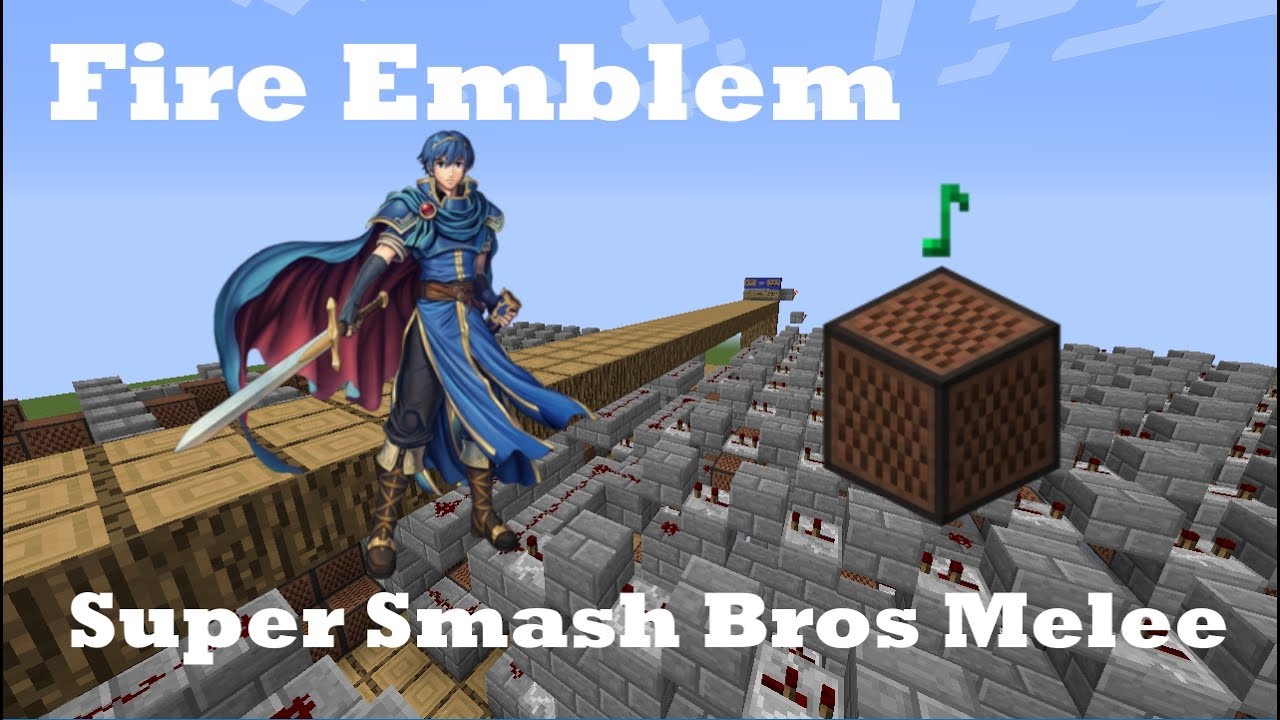 Fire Emblem - Super Smash Bros Melee - Minecraft Note Blocks 1.12 - YouTube