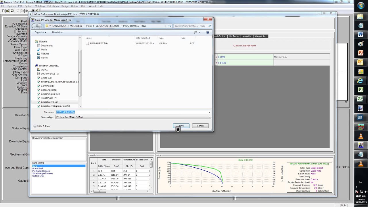 Export mip file from PROSPER (PETEX) - YouTube