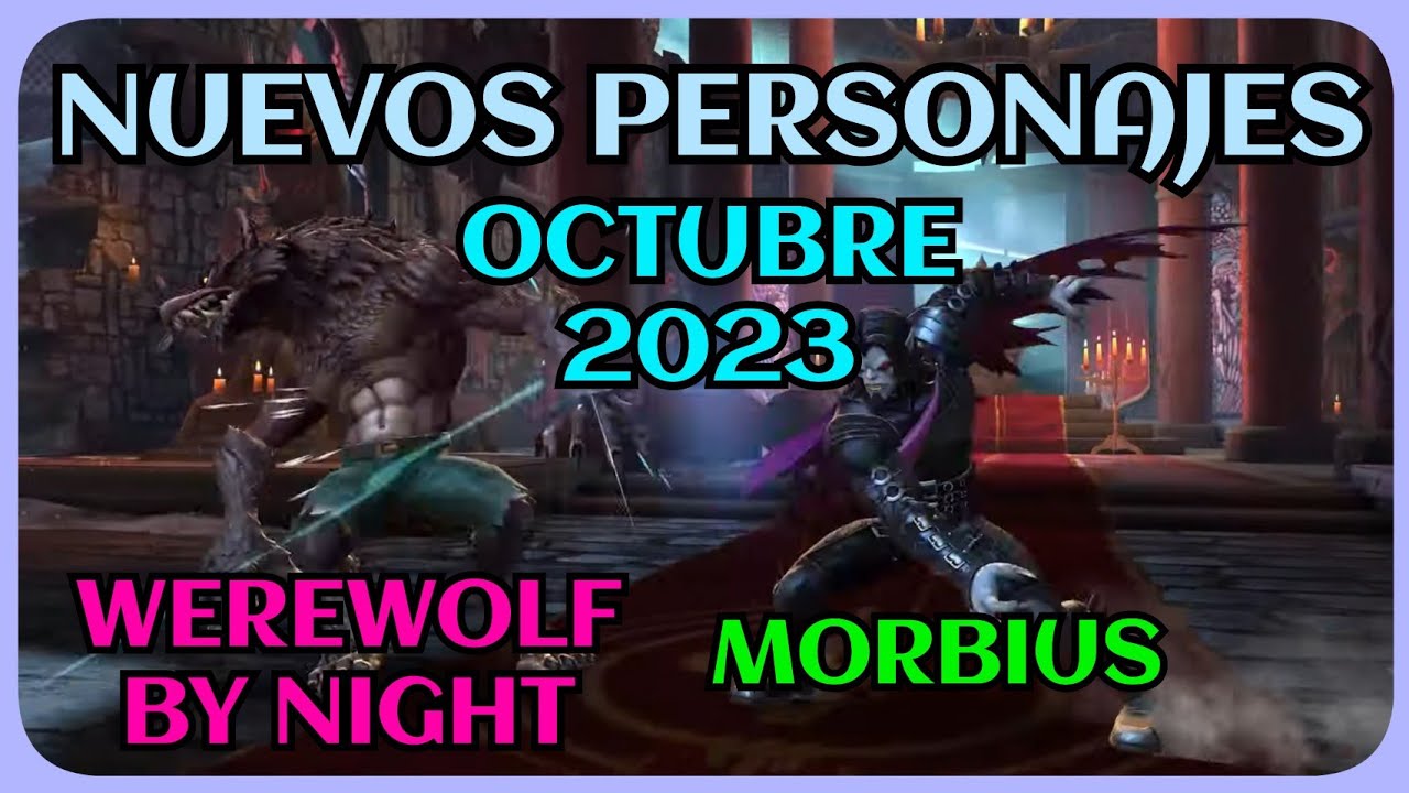 WEREWOLF BY NIGHT & MORBIUS | NUEVOS PERSONAJES OCTUBRE 2023 | REACCIÓN ...