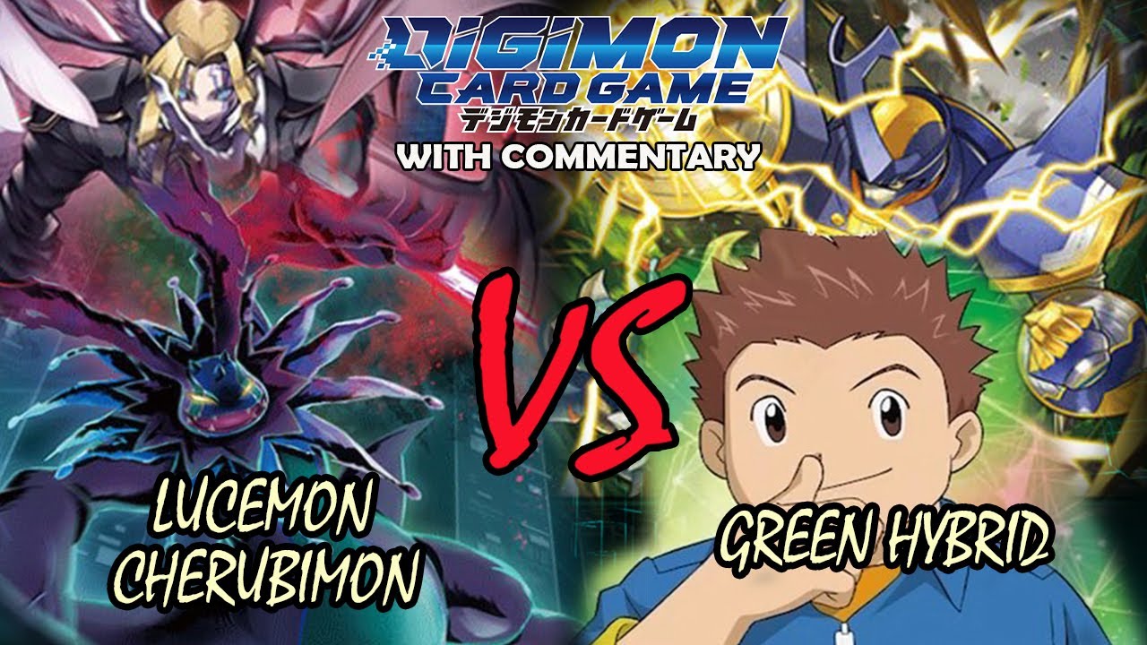 Digimon TCG Lucemon Vs Green Hybrid B03! - Fight Showcase! - YouTube