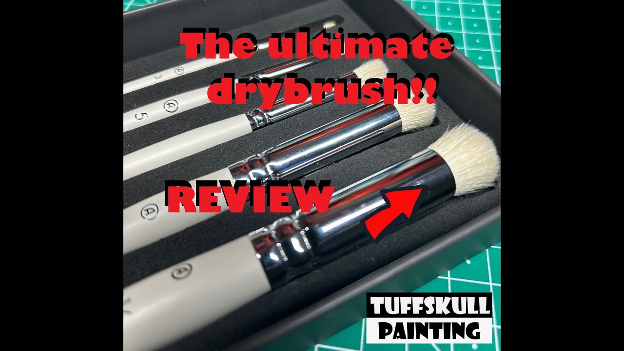 Artify brushes - the best brushes to drybrush Warhammer?! - YouTube