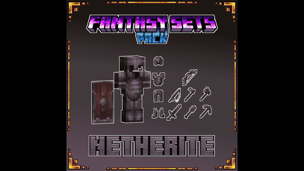 Fantasy Sets Vol. 1 Netherite Set - Cubosynth - YouTube