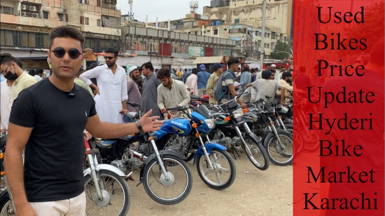 Used Bikes| Sunday Hyderi Bike Market| Karachi| Suzuki| Honda| Yamaha ...