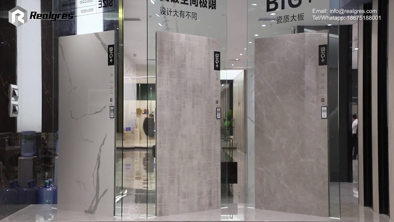 Realgres Large Format Porcelain Tile - YouTube