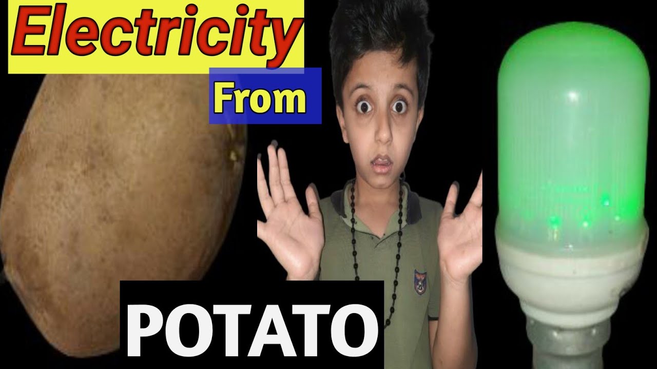 Free Energy Experiment Using Potato At Home.Easy DIY Science Experiment ...