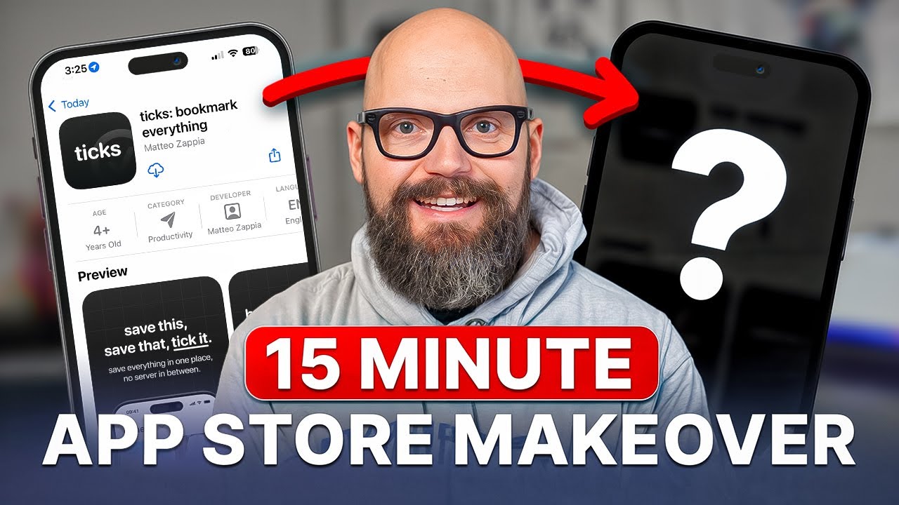 Rescuing a bad app launch: 15 Minute App Store Makeover - YouTube