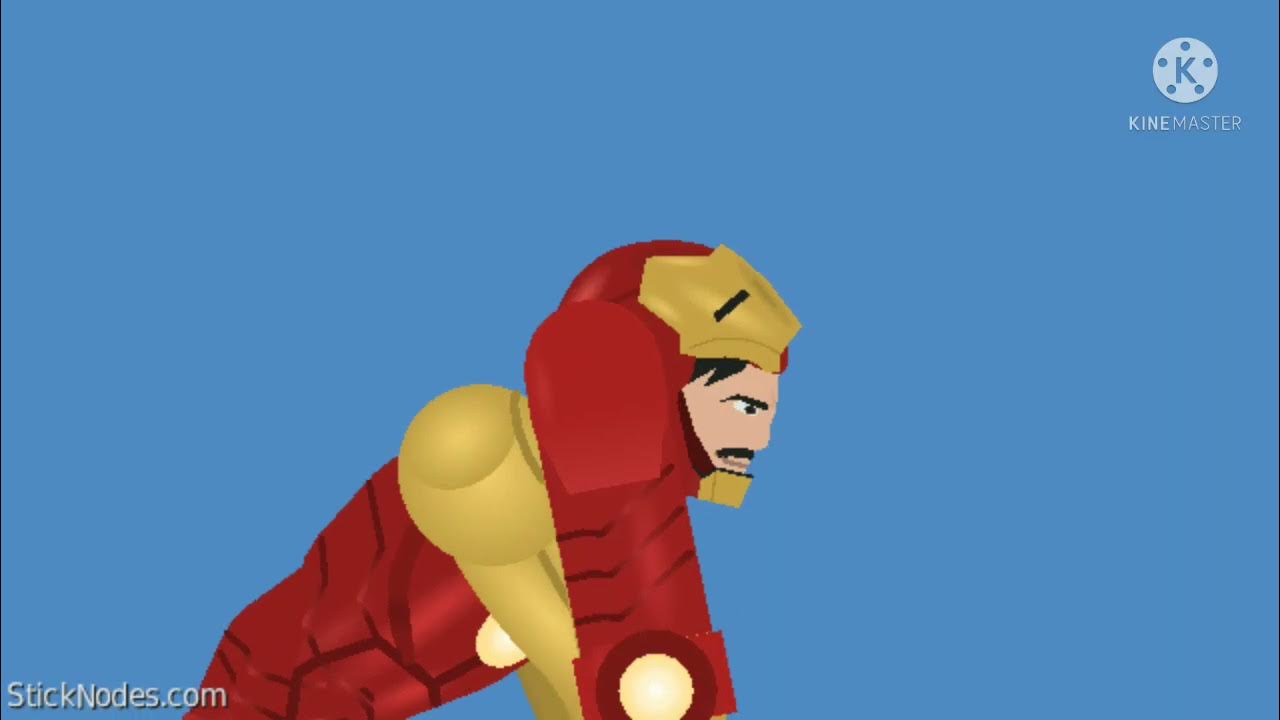 IRON MAN animation [stick nodes] - YouTube
