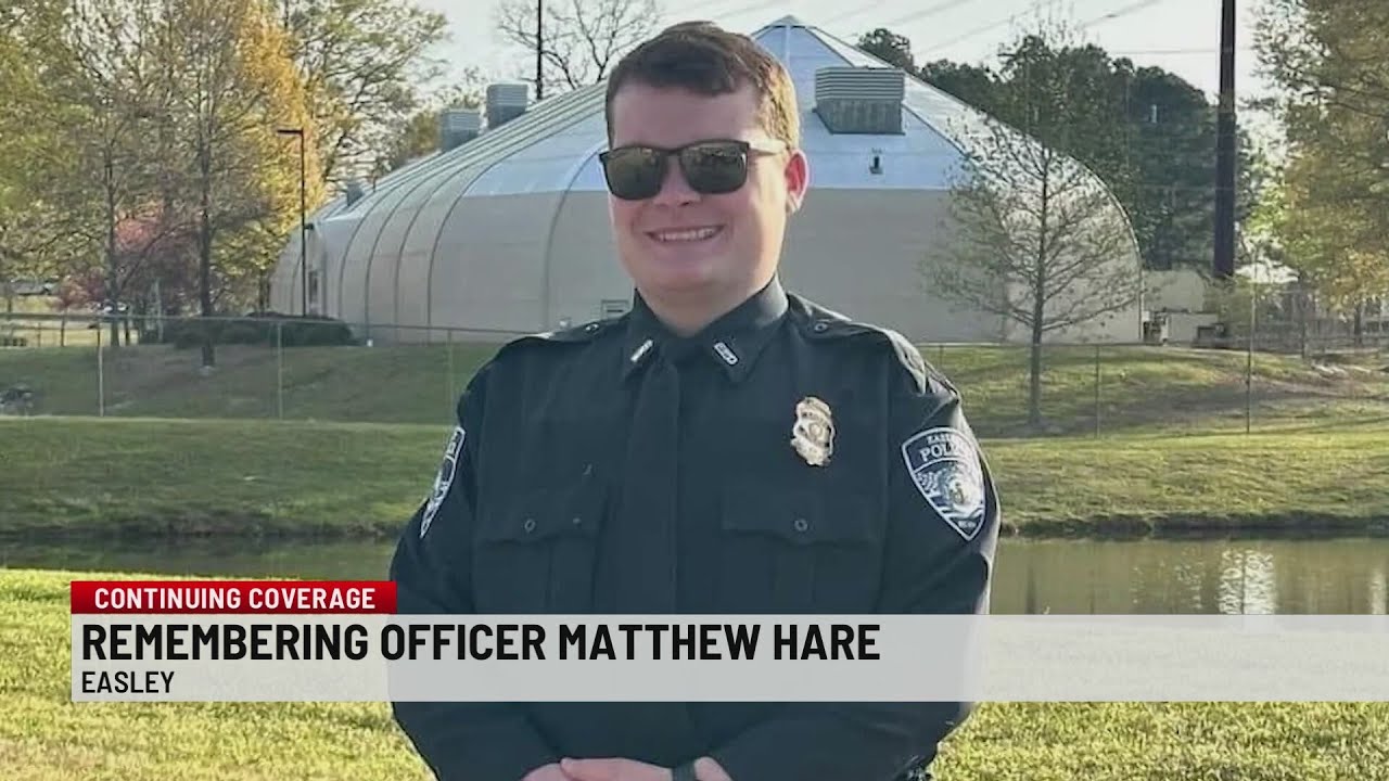 Remembering fallen Easley Police Officer Matthew Hare - YouTube