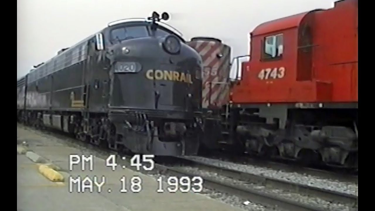 Trains of Michigan - May 18 1993 - Conrail Business Train - YouTube