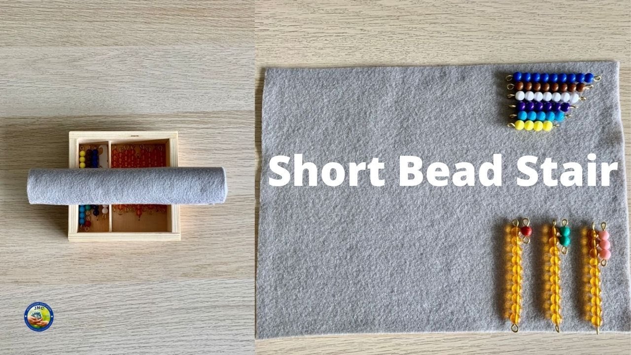 Short Bead Stair - Formation of Quantities 11-19 with ten bars. - YouTube