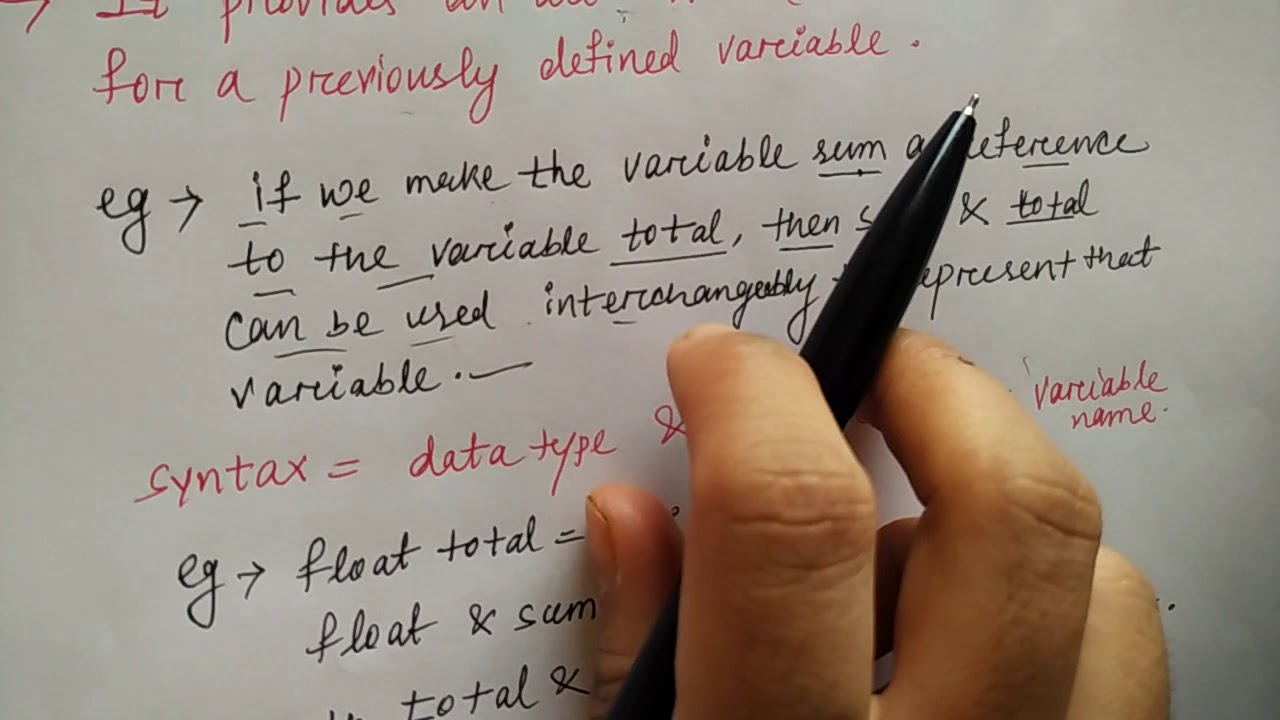 Reference Variable In C Hindi Object Oriented C Lec 20 Niharika Panda YouTube reference-variable-in-c-hindi-object-oriented-c-lec-20-niharika-panda-youtube