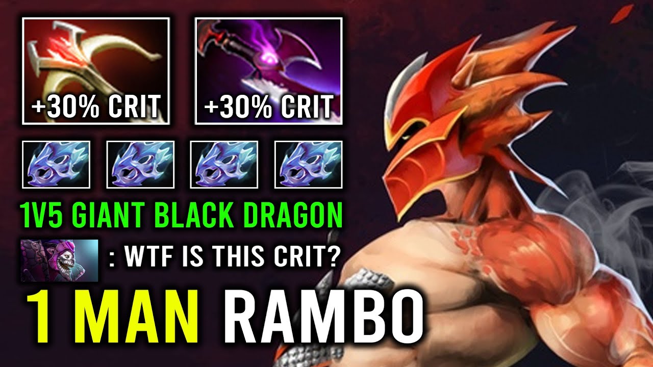 1 MAN RAMBO +60% Crit Rate Moon Shard Corrosive Breath 1v5 Giant Dragon ...