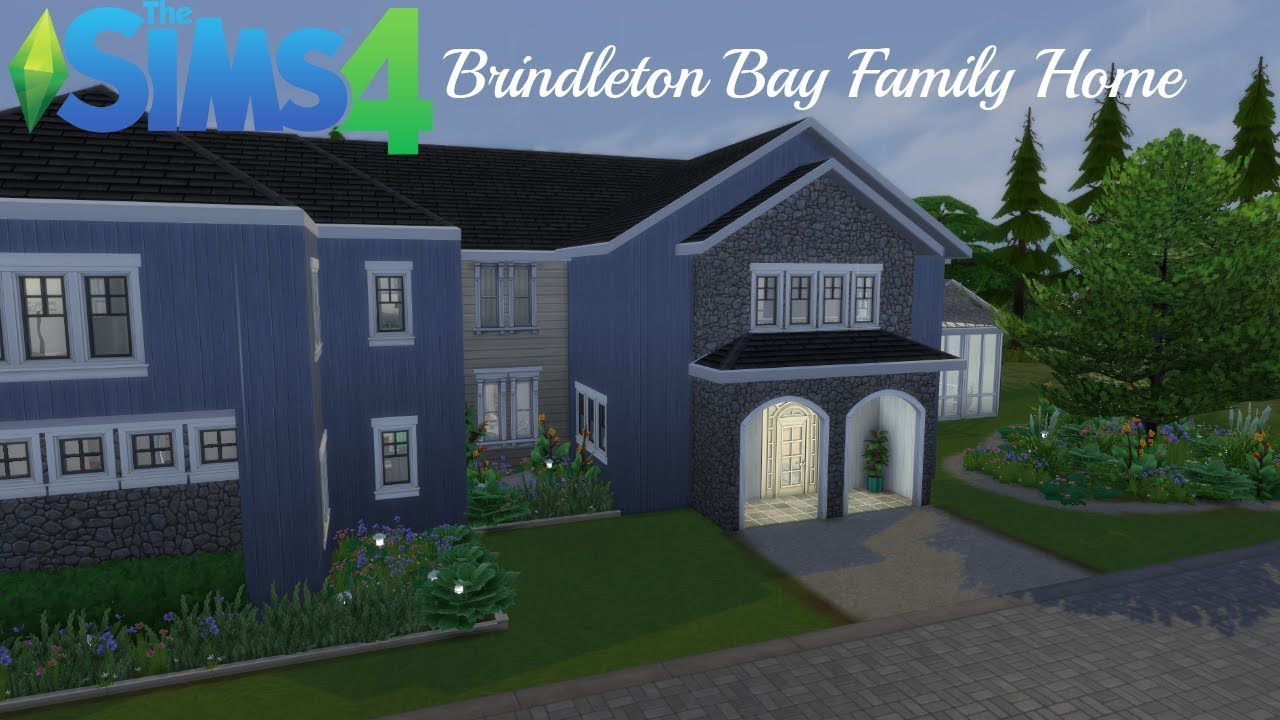 Sims 4 Speed Build - Brindleton Bay Family Home - YouTube