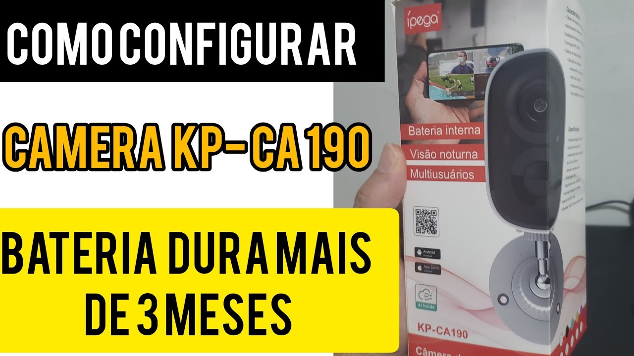 Como Configurar Camera Kp Ca 190 Passo a Passo - YouTube
