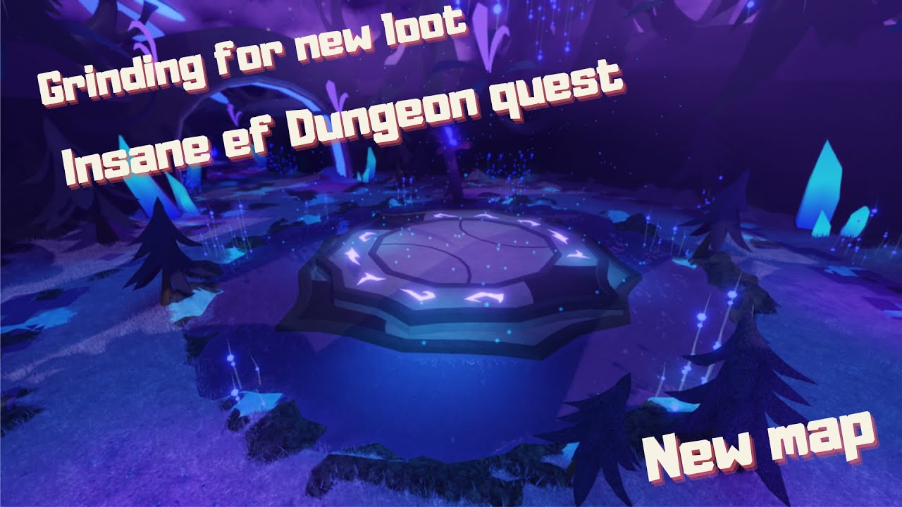 Dungeon quest new map - YouTube