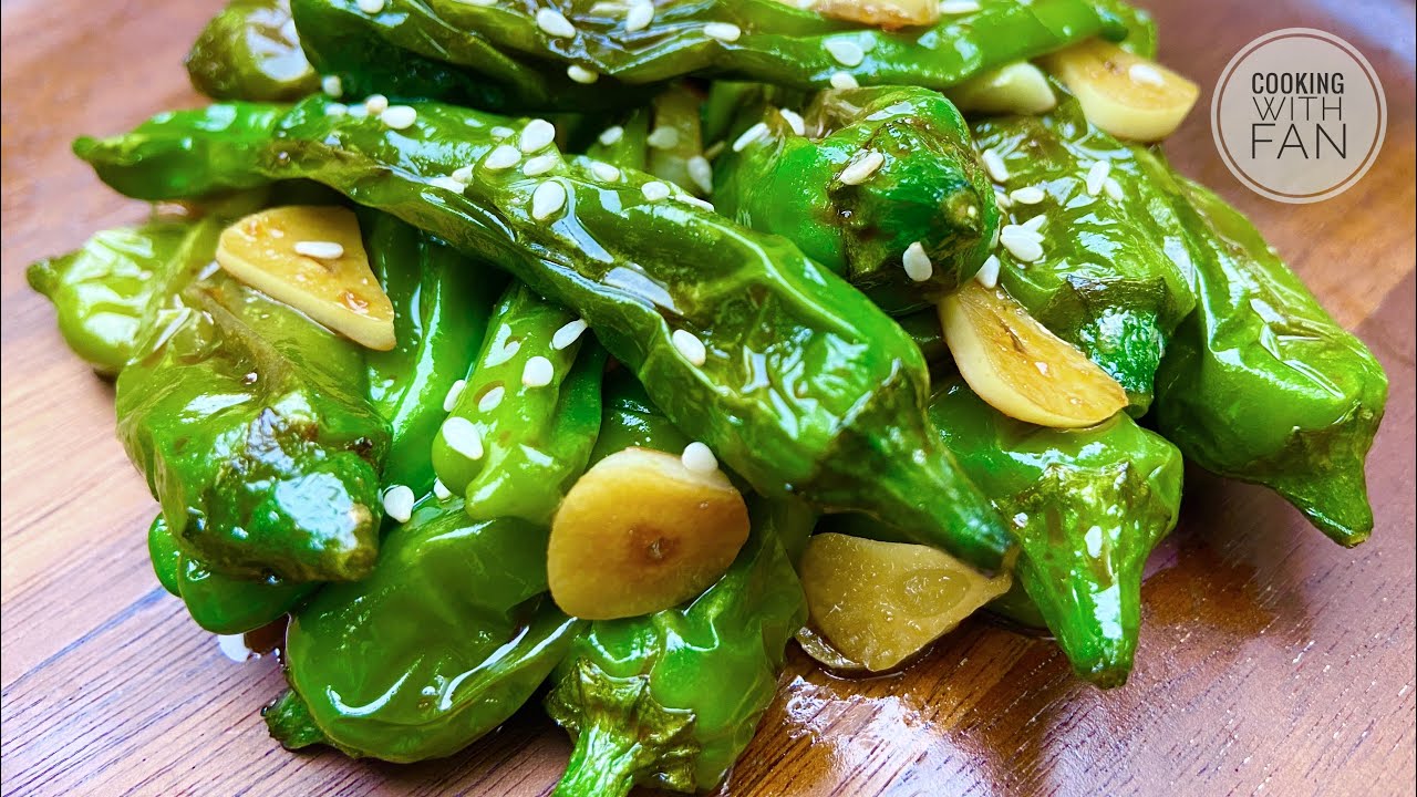 虎皮青椒 【美味又简单】Easy Shishito Peppers Recipe [Eng Sub] - YouTube