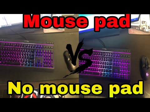 Fortnite mouse pad VS without mouse pad - YouTube