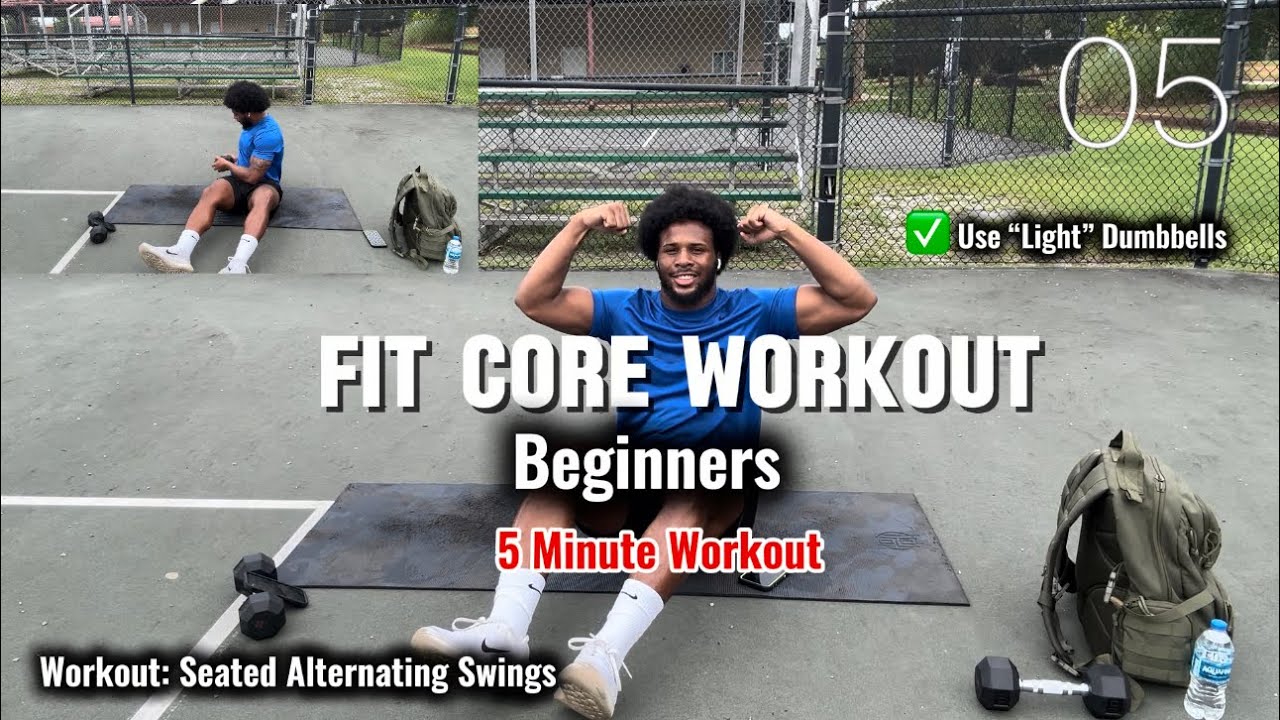 Beginners Do This Seated Core Workout ( To Tone Up ) - YouTube