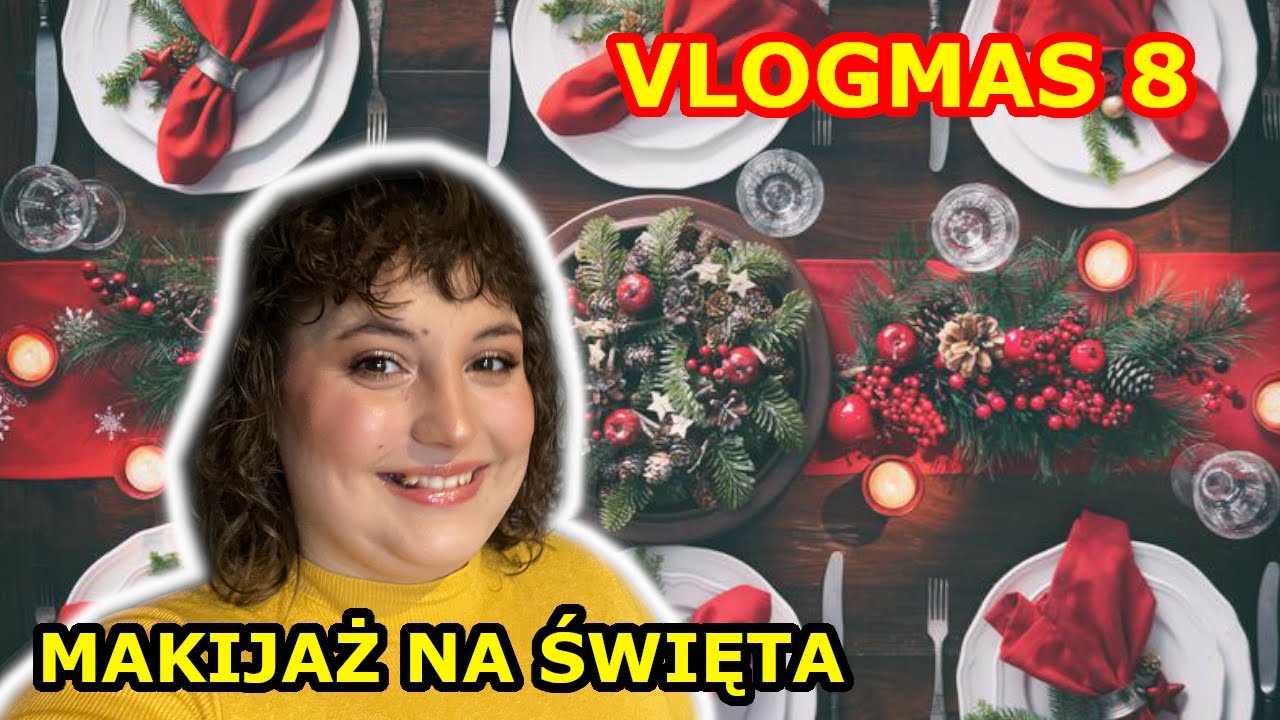 Świąteczny makijaż | VLOGMAS🎄 ️ - YouTube