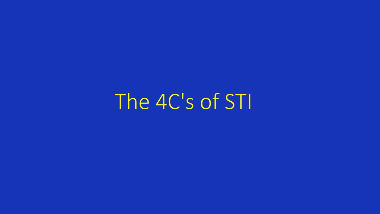 The 4C's of STI (Vlog) - Euthenics 1 - YouTube