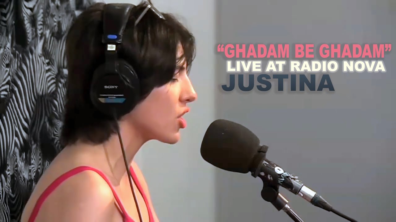 Justina - Ghadam Be Ghadam | Live at Radio Nova (Paris - 2016) - YouTube