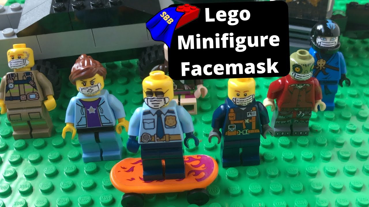 Lego Minifigure Coronavirus Mask #Lego - YouTube