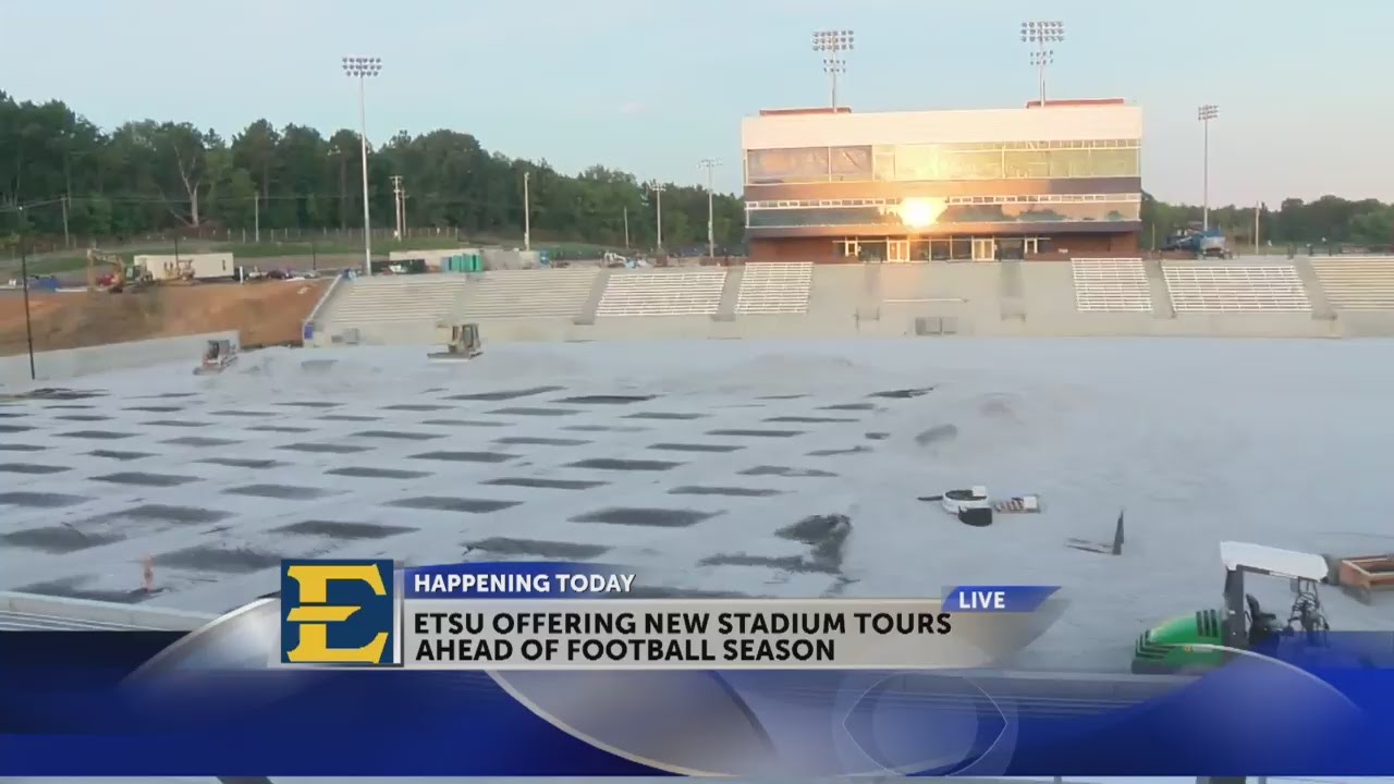 Public invited to tour ETSU football stadium on Thursday - YouTube