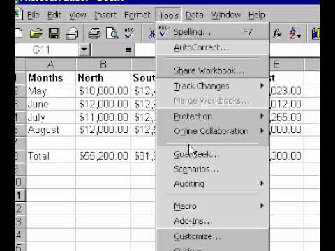 Microsoft Office Excel 2000 Autosave Workbook - YouTube