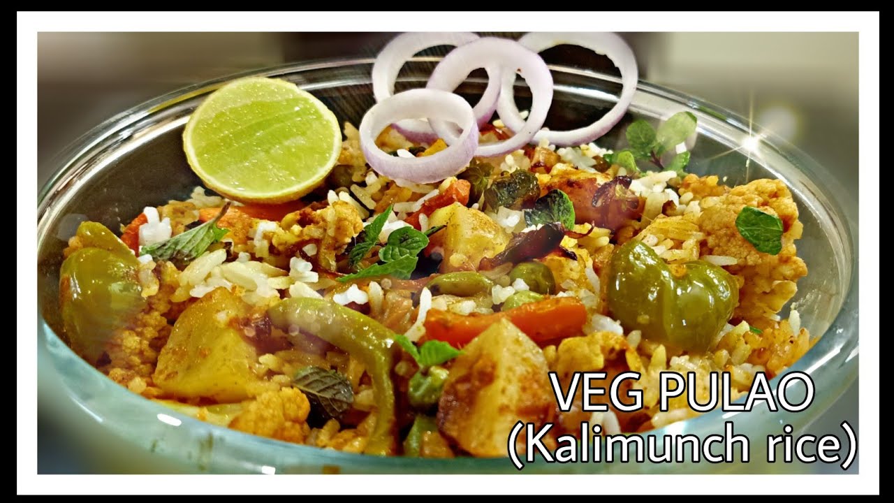 VEG PULAO with Kalimunch rice 🌾| VEG DUM BIRYANI | వెజ్ పులావ్ ఎంతో ...