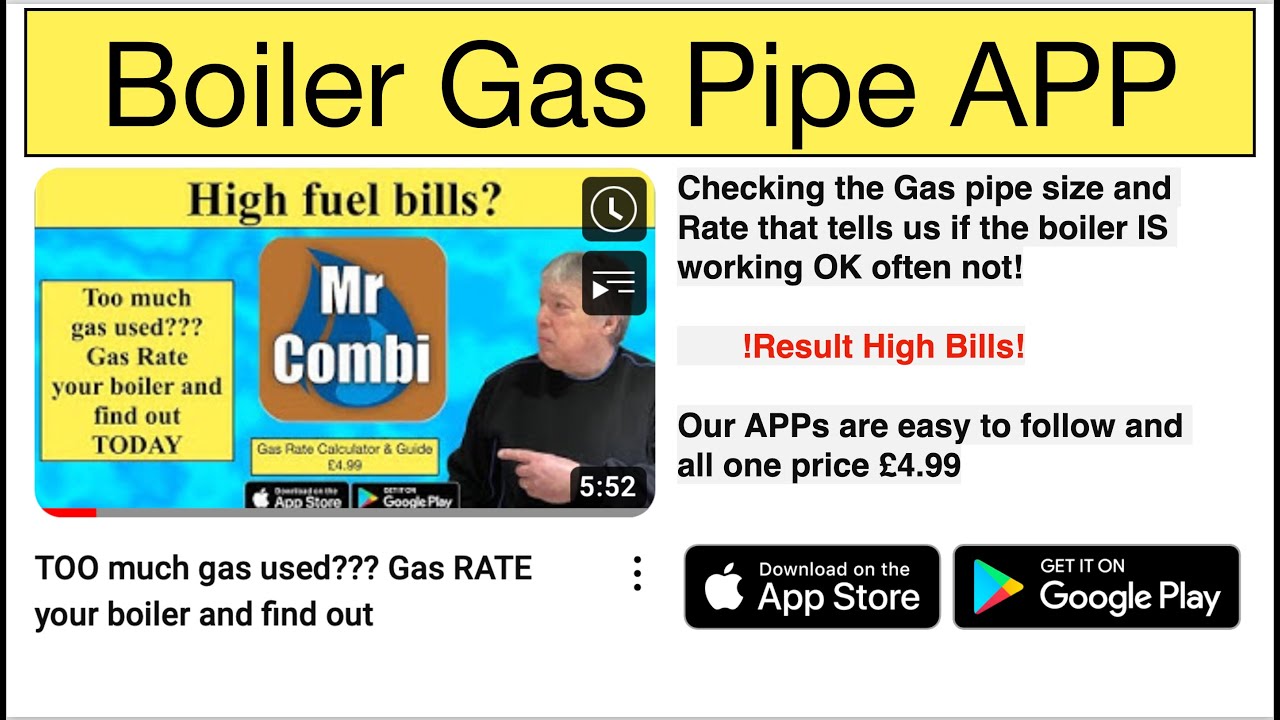 Boiler "Gas Rate" & "Gas Pipe" test is easy, I show you how - YouTube