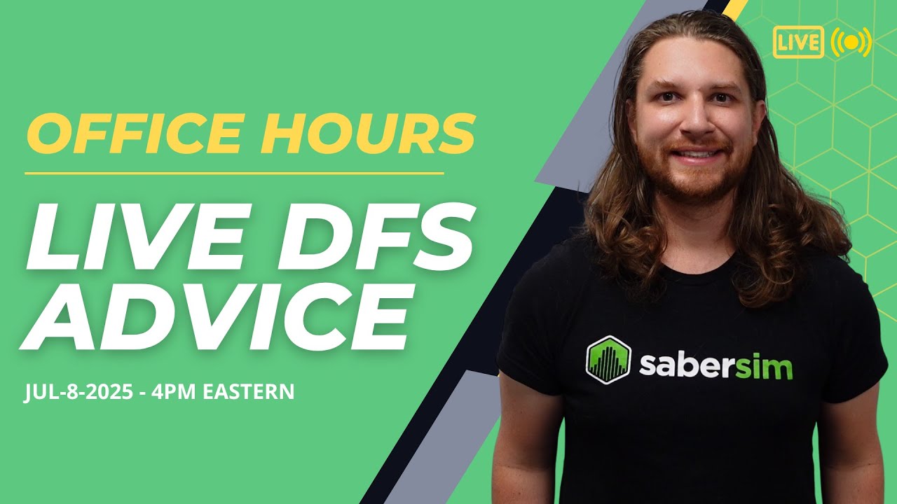 DFS Q&A: Jordan Walks Through the Latest SaberSim Updates - YouTube