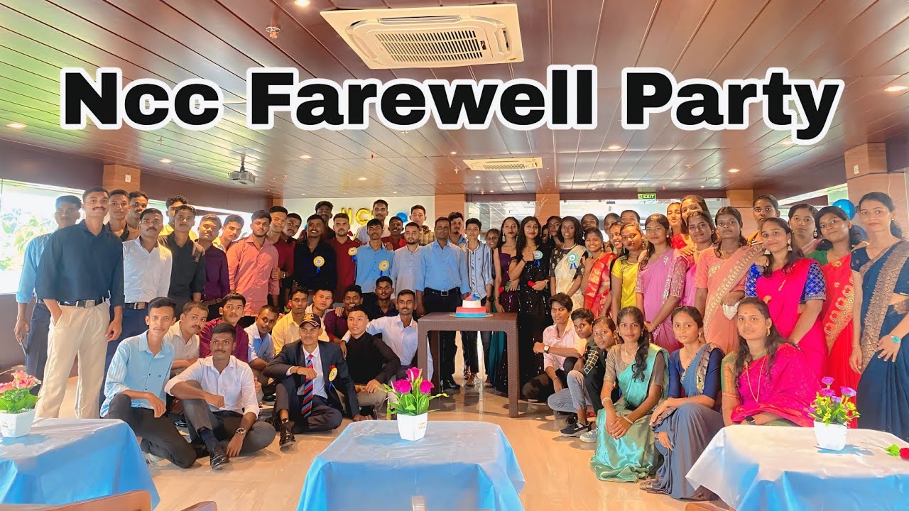 Ncc Farewell Party 2K24 Best Moment 😁 Vlog Video On Youtube #Ncc - YouTube