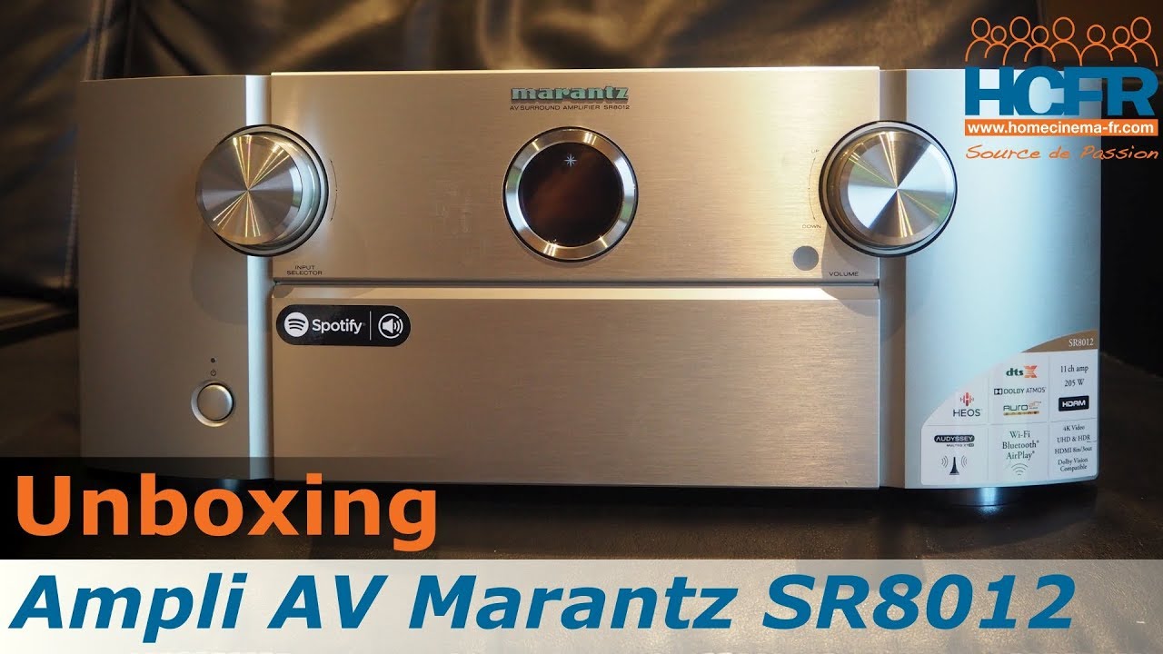 HCFR Marantz SR8012 unboxing - YouTube