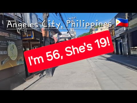 I'm 56, She's 19! Angeles City, Philippines 🇵🇭 RED STREET! - YouTube