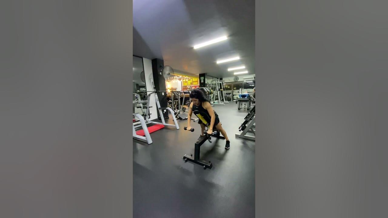 Incline bench dumbbell reverse flys - YouTube
