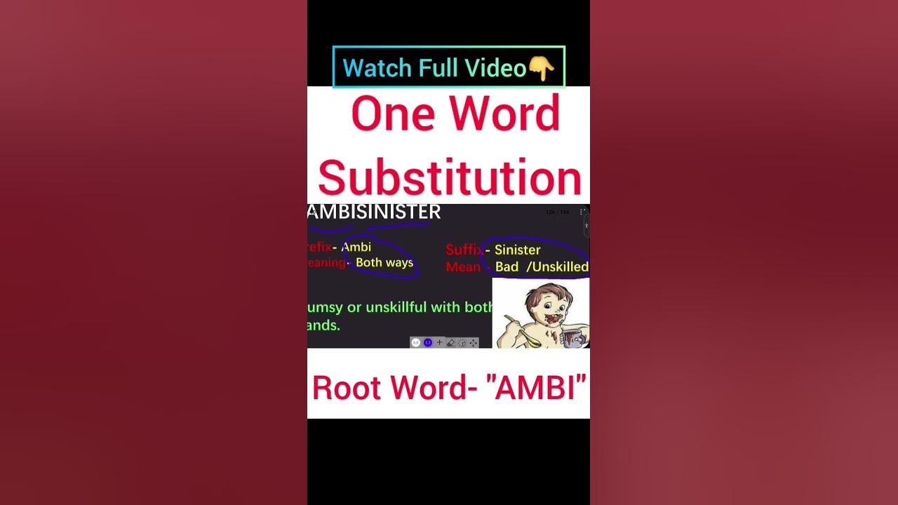 Root Words In English AMBI One Word Substitution CGL CPO CHSL root-words-in-english-ambi-one-word-substitution-cgl-cpo-chsl