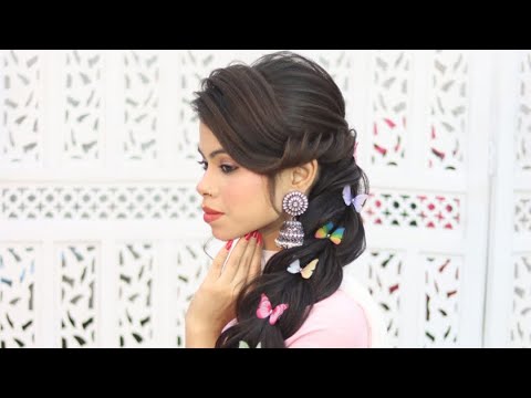 tutorial for back Braid hairstyle 🤗 ️ ️💞 / back braid hairstyle - YouTube