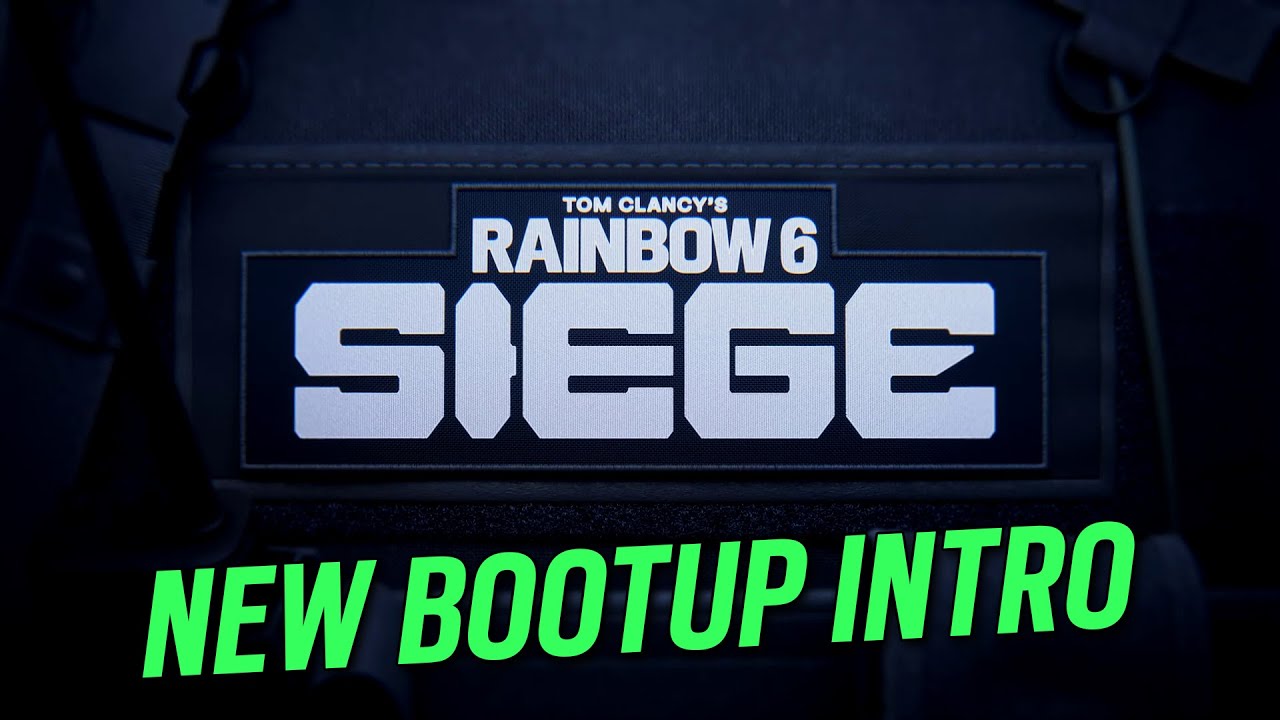 NEW Rainbow Six Siege Bootup INTRO - YouTube