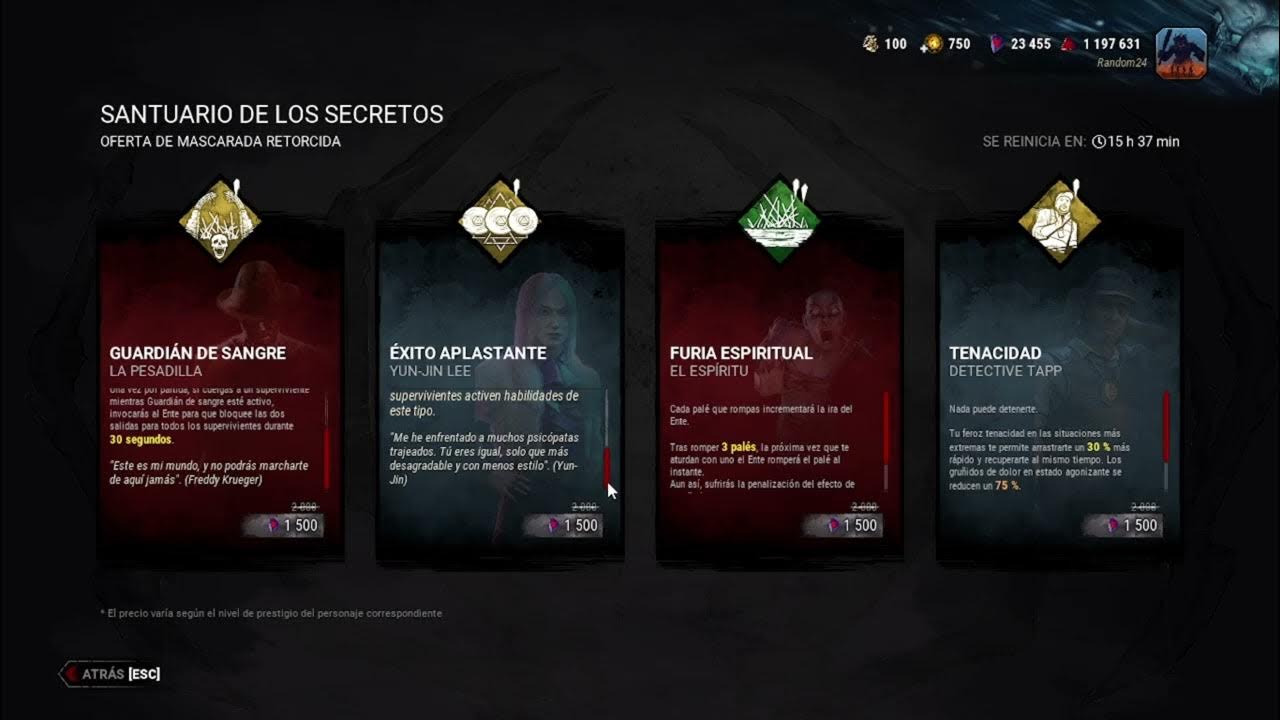 Santuario de los secretos (26/06/2024) ¿Qué deberías comprar? - Dead by ...