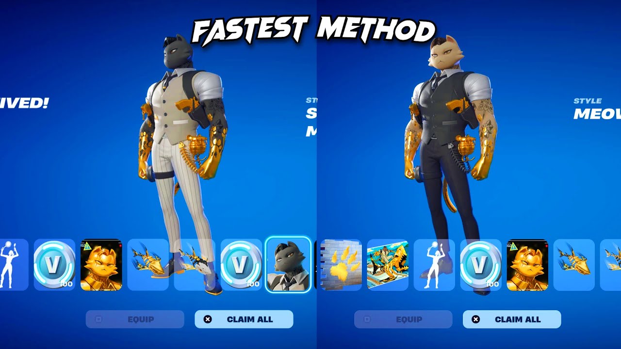 How To Unlock The MEOWDAS Skin FAST (Level Up Guide) - Fortnite Chapter ...