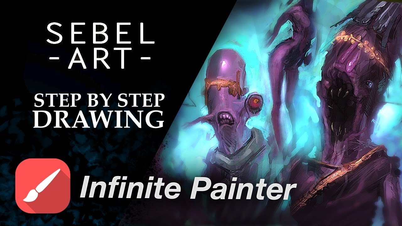 Infinite Painter - Monster creation process - mindless doodling on ...