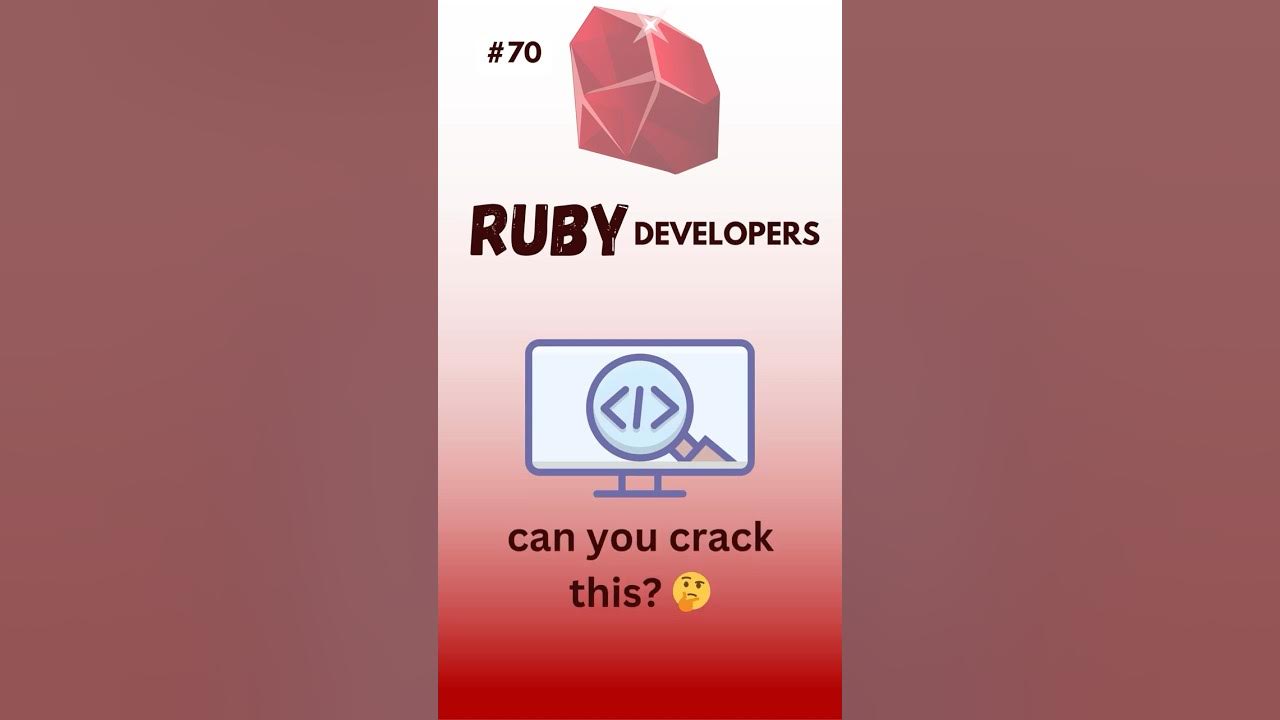 Quiz 70: Crack Ruby Programming in 30 Seconds! #quiz #ruby #shorts #codingfacts - YouTube
