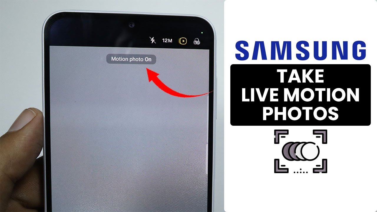 How to Take Live Photos on Samsung Phone - Capture Motion Photos - YouTube