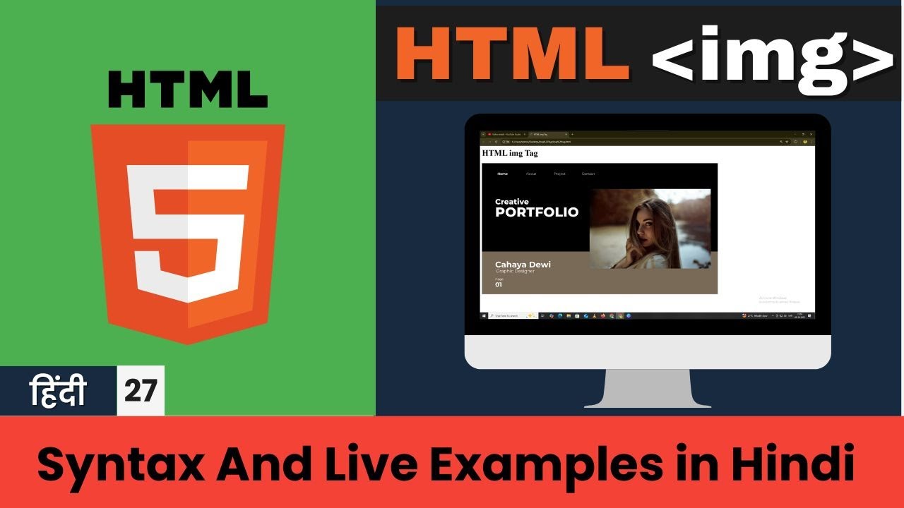 HTML IMG Tag Explained in Hindi | Learn HTML Image Tag with Examples ...