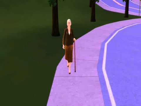 Sims 3: Generations - Elder With a Cane - YouTube