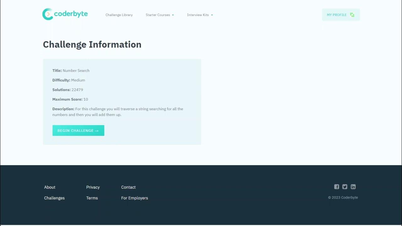 Coderbyte - Number Search - Code challenge - JavaScript Solution Source Code - YouTube